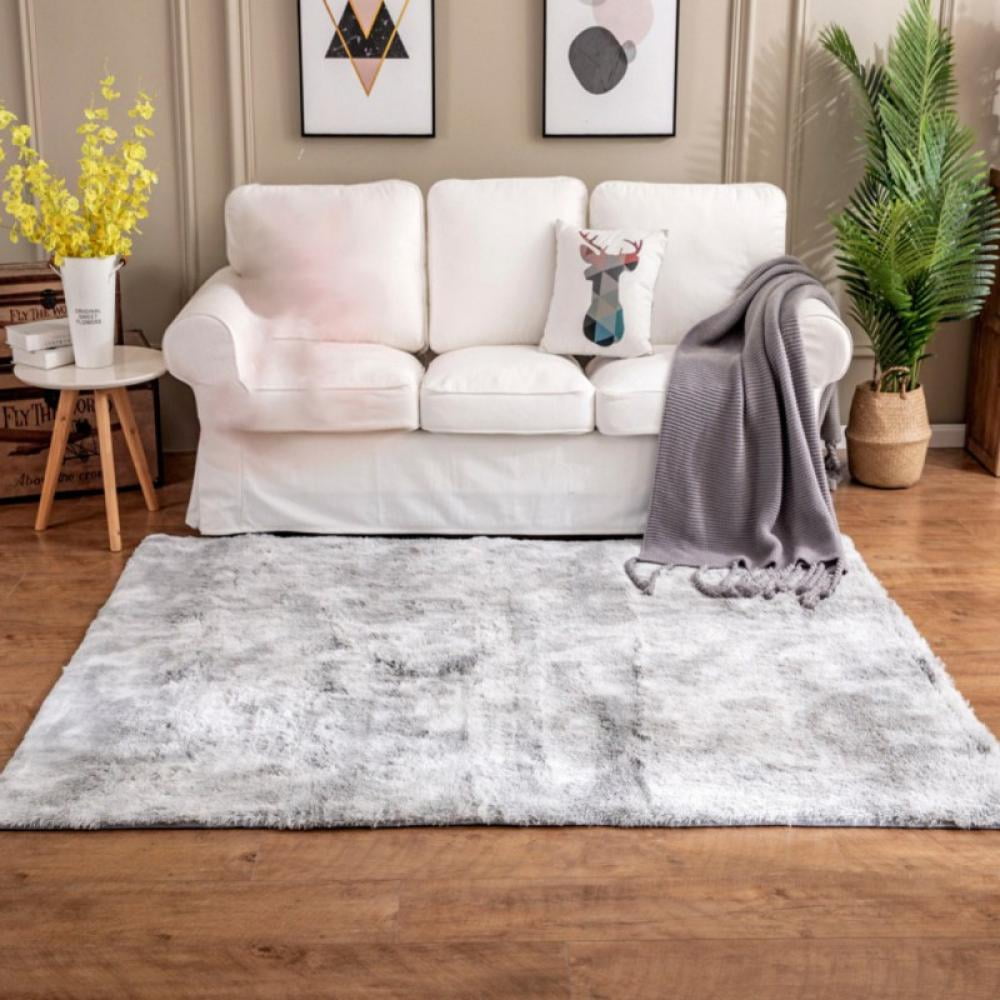 4ftx6ft Multi-color Modern Soft Shaggy Area Rug for Living Room, Indoor ...