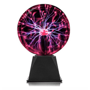 5 inch Extra Large Plasma Ball Lamp, Touch & Sound Sensitive Science ...