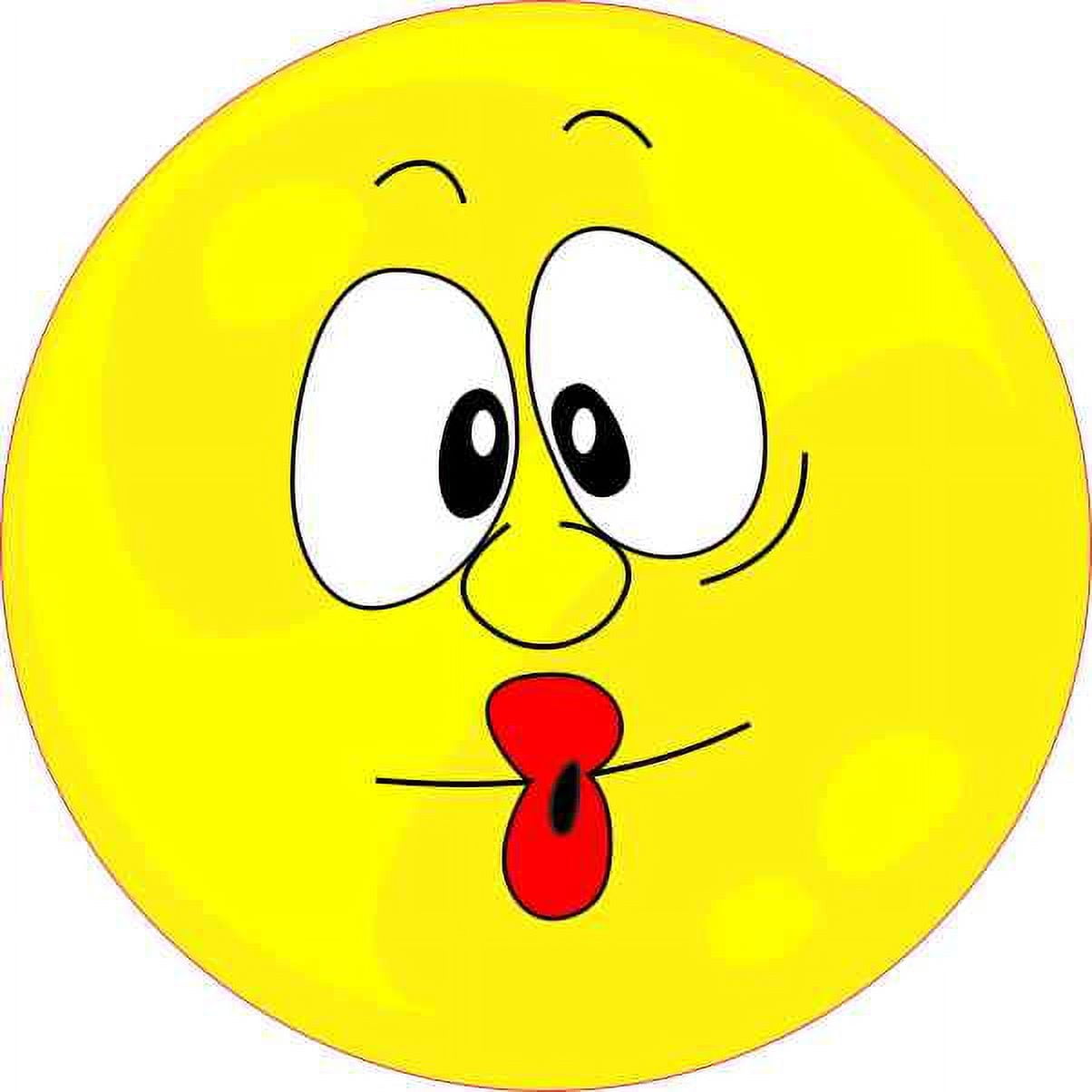 4in X 4in Kissing Face Sticker Car Bumper Stickers Funny Vinyl Cup ...