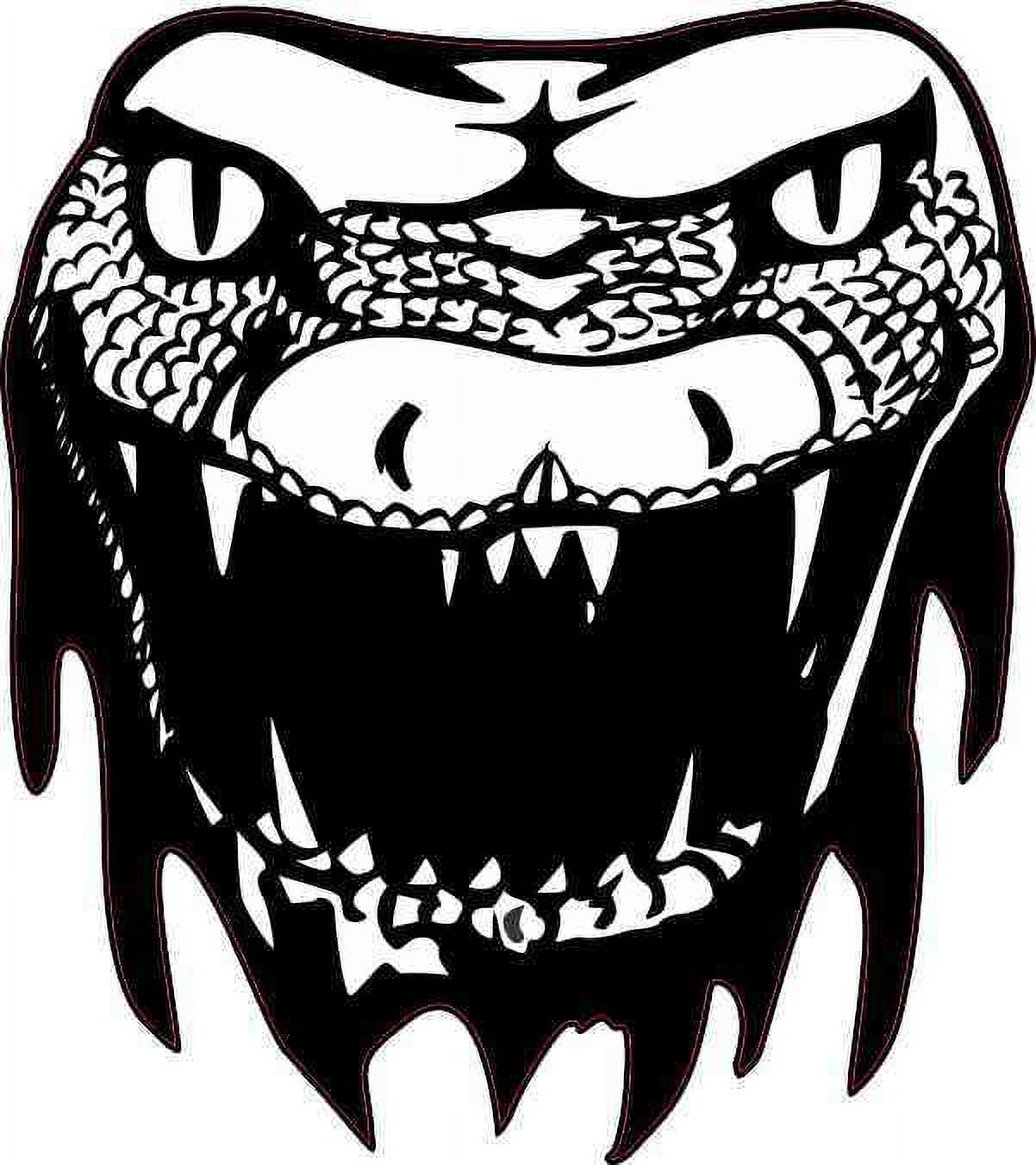4in x 4.5in Snake Head Sticker Vinyl Animal Vehicle Decal Snakes ...