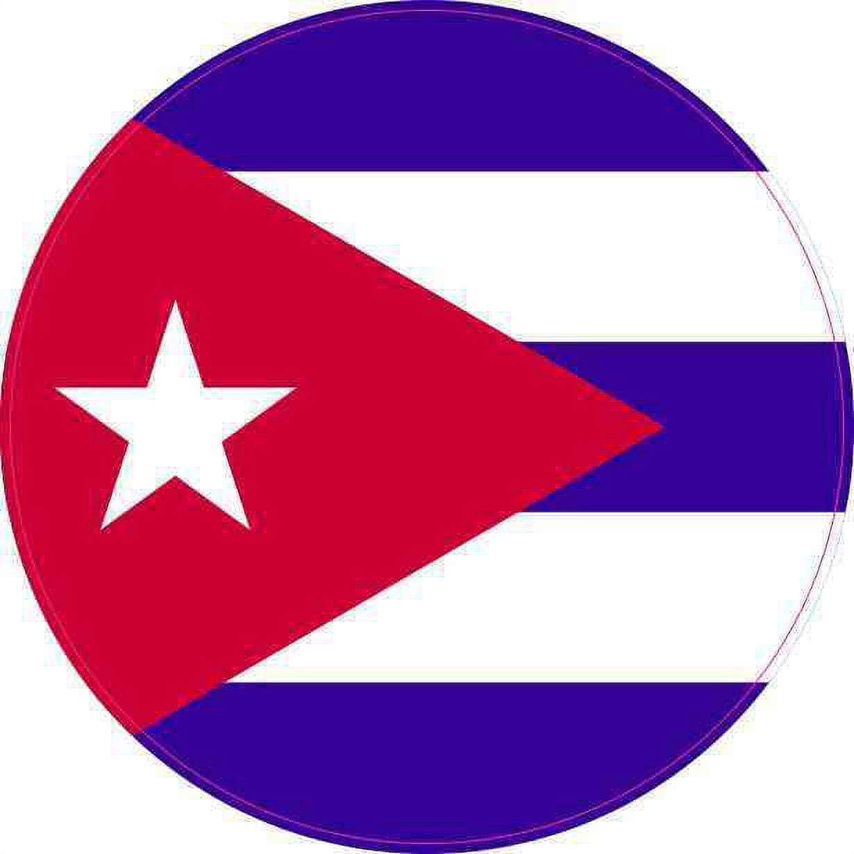 4in x 4in Cuba Flag Sticker Vinyl Luggage Decal Vehicle Bumper Stickers ...