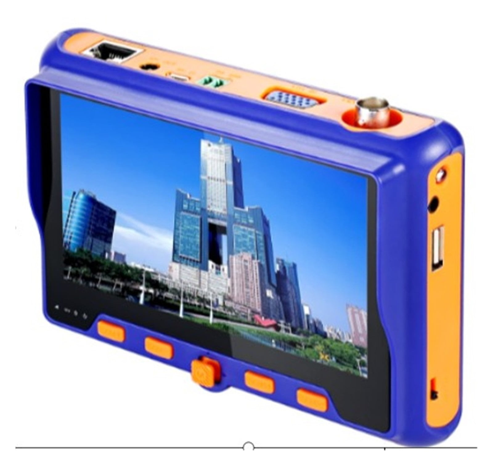 4in1 5" Tester Monitor 2MP CCTV Camera PTZ Test TVI CVI AHD VGA CVBS ...