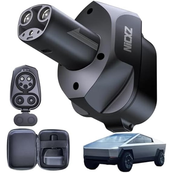 4in1 CCS1&J1772 to NACS Adapter for Cybertruck/Tesla Model Y,S,3,X ...