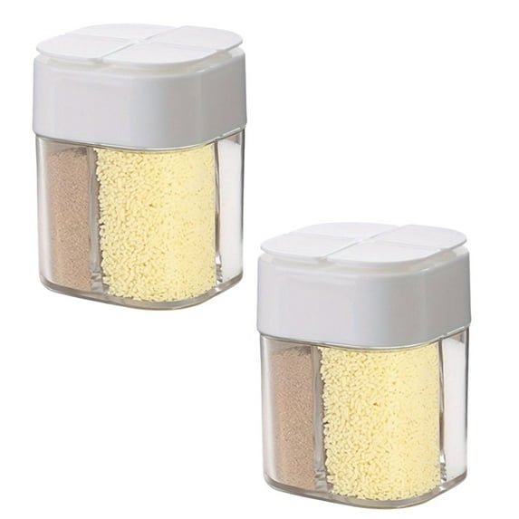 4in1 Camping Seasoning Shaker Multi-Purpose Spice Jar with Lid 4 ...