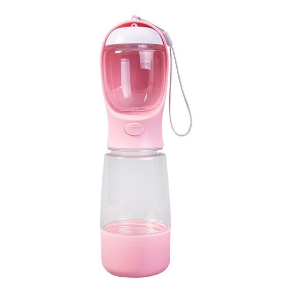 4in1 Dog Water Bottle with Food Container & Waste Bag Storage, Portable ...