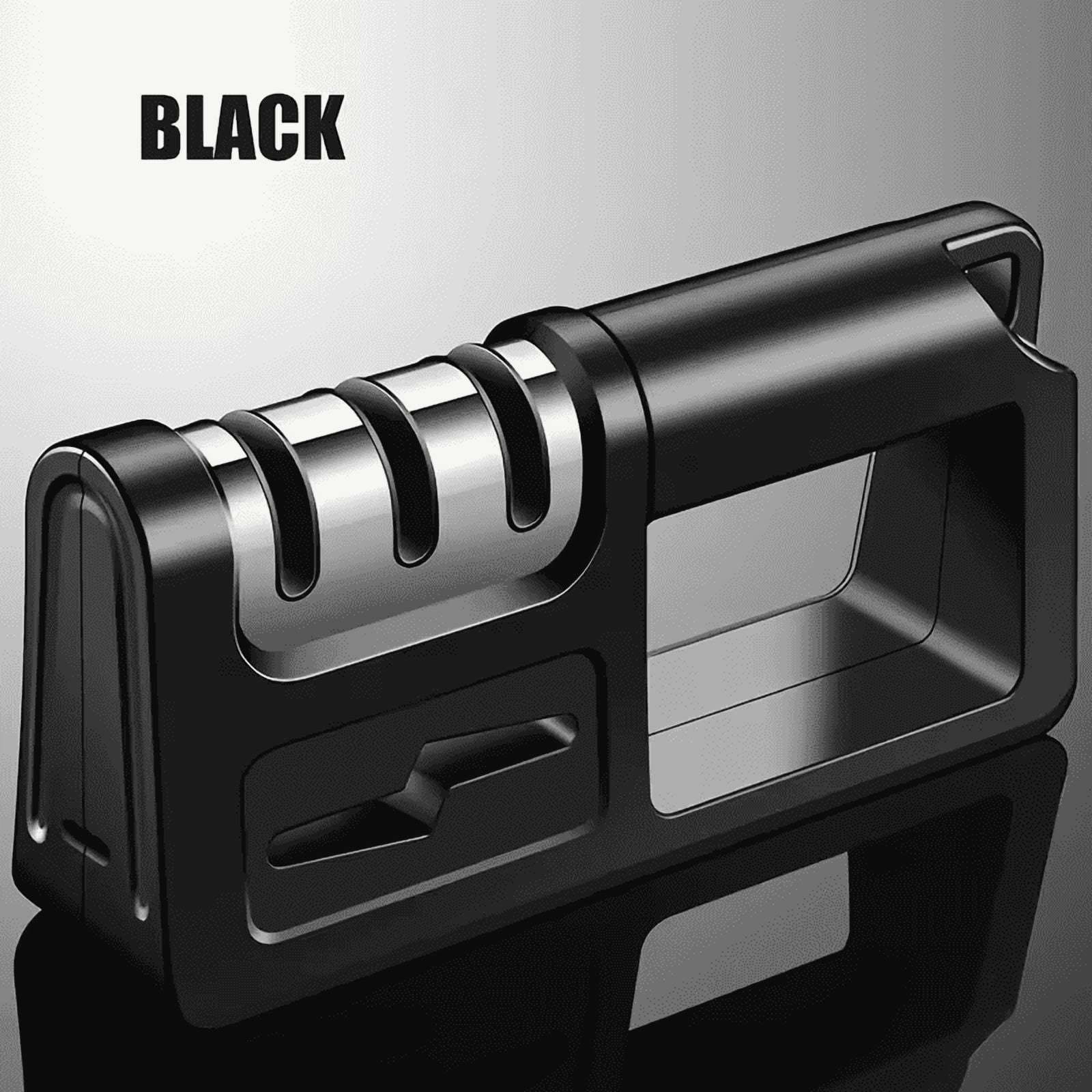 4in1 Knife Sharpener, 3 Stage Manual Sharpener for Sharpening Kitchen ...