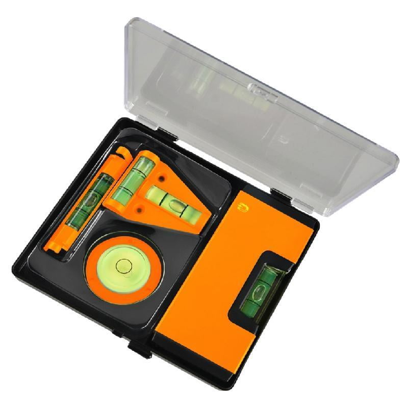 4in1 Magnetic Torpedos Levels and Ruler, 180/90 Degree Bubble,Magnetic ...