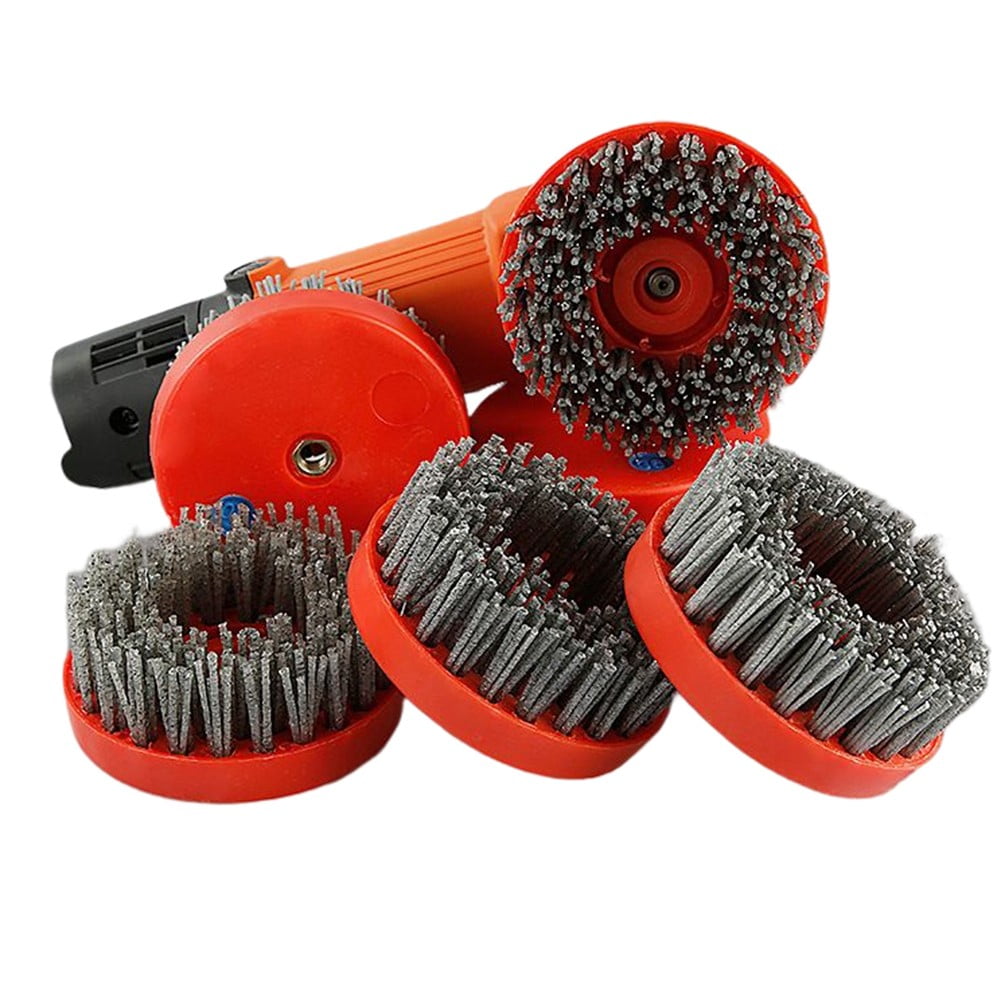 4inch/110mm M14 Circular Abrasive Nylon Brush Stone Polishing Granite ...