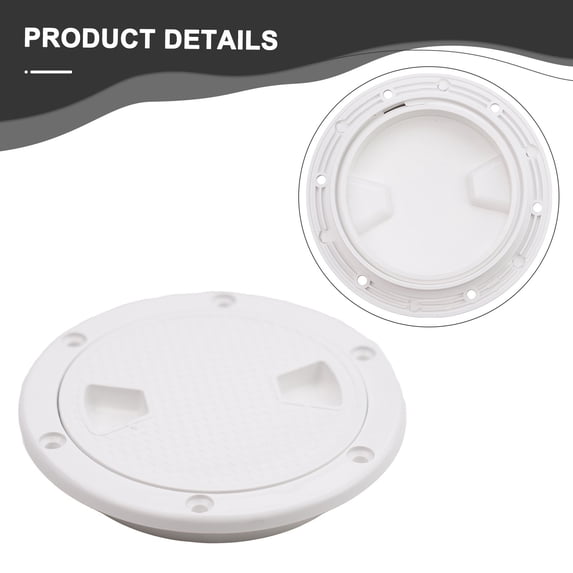 4inch Marine Screw Out Deck Plate Inspection Hatch Plastic Access Boat ...