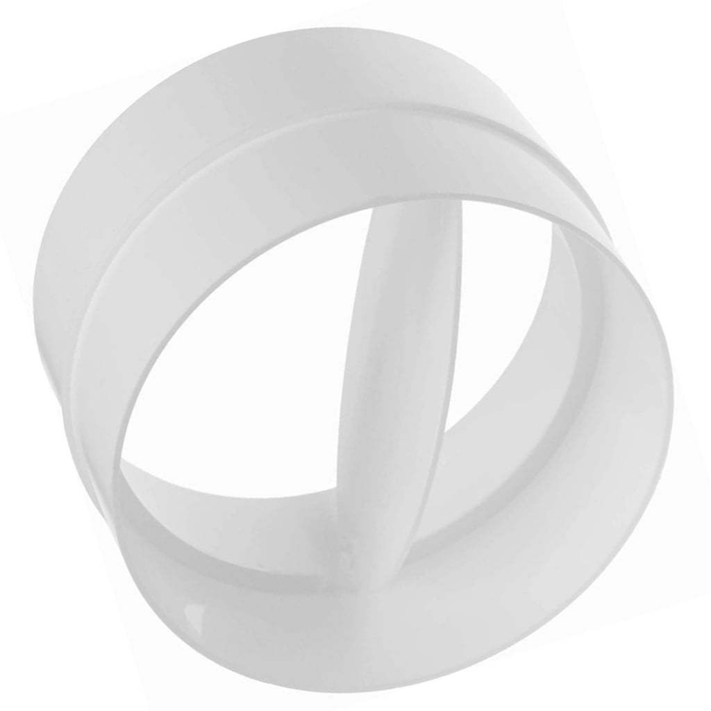 4inch PVC Exhaust Fan Check Valves Pipe Draft Blocker Air Duct Check ...