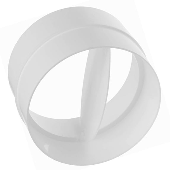 4inch PVC Exhaust Fan Check Valves Pipe Draft Blocker Air Duct Check ...