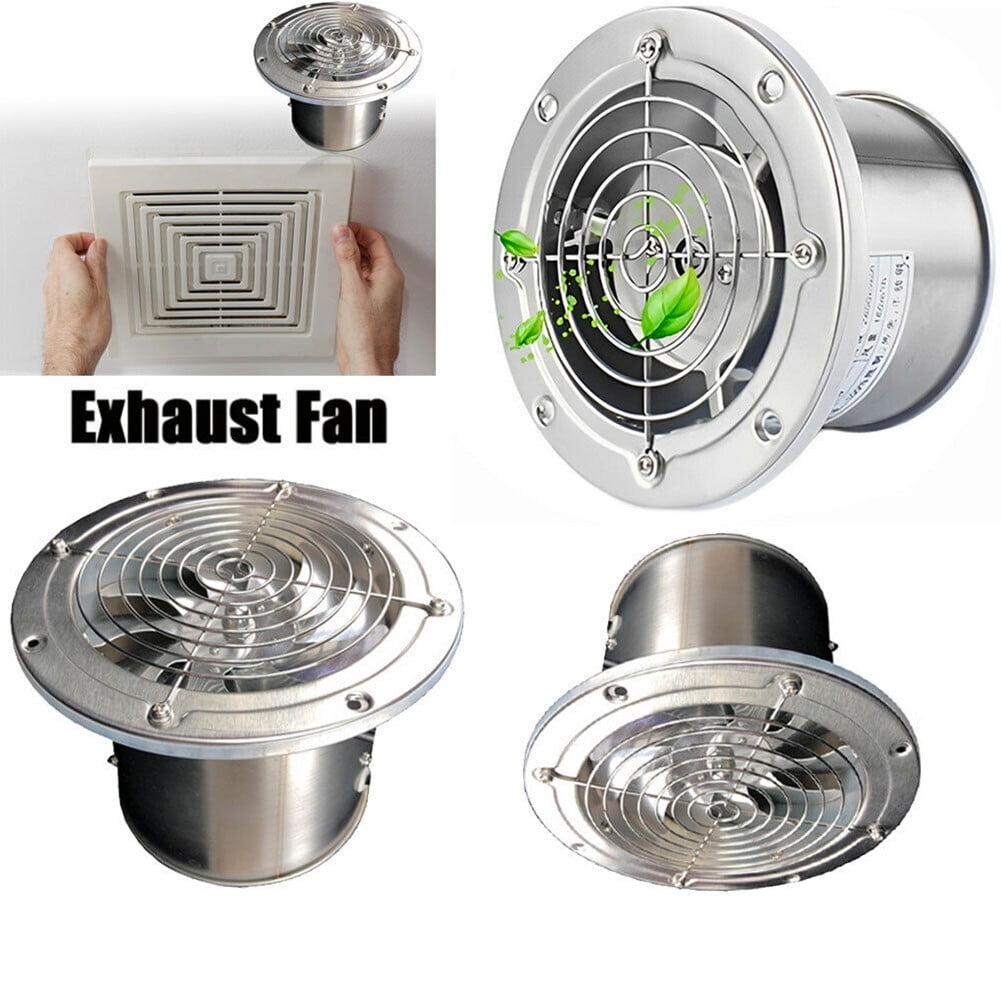 4inch Round Exhaust Fan Ventilation Extractor for Bathroom, Kitchen ...