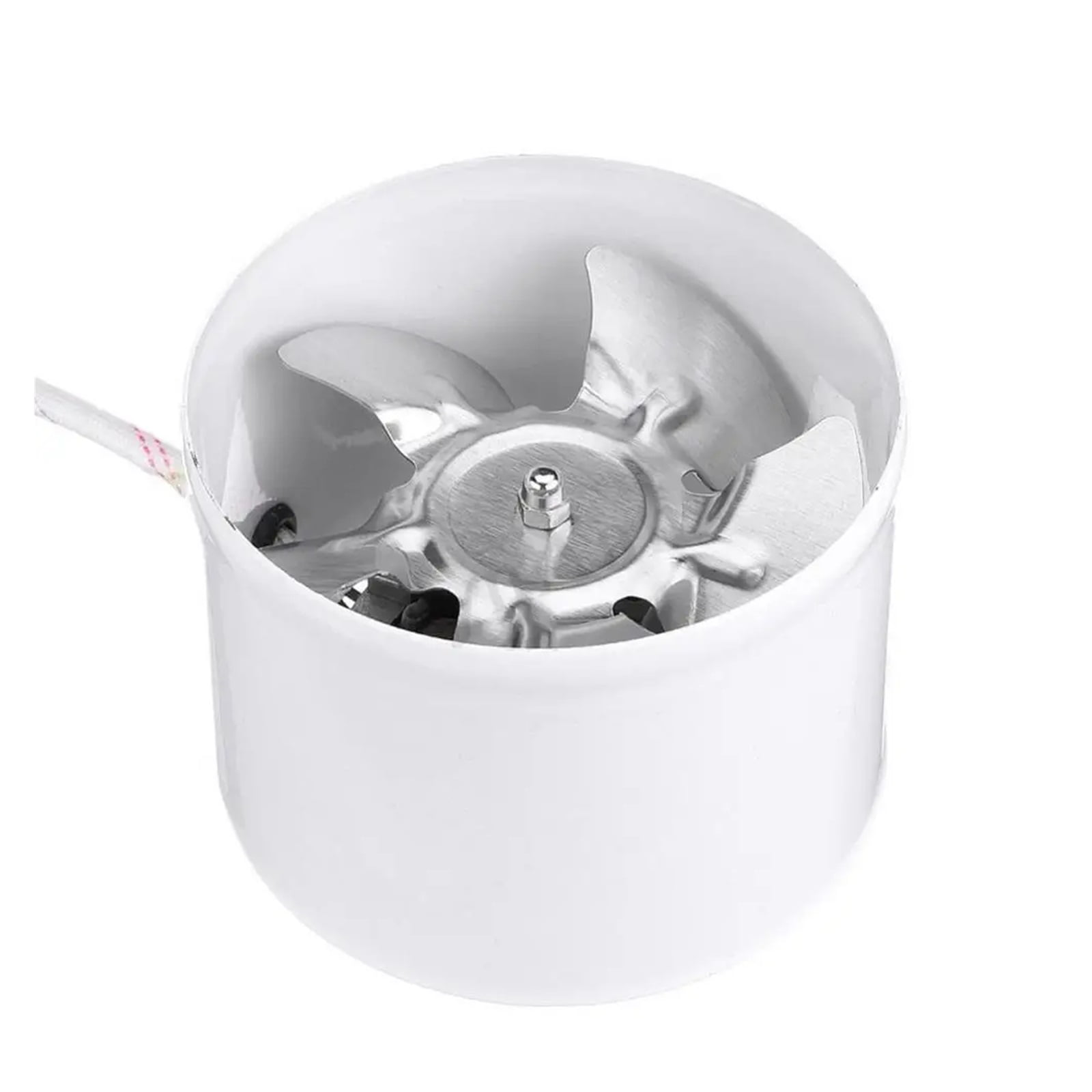 4inch Silent Inline Duct Fan Air Ventilator Metal Pipe Ventilation ...