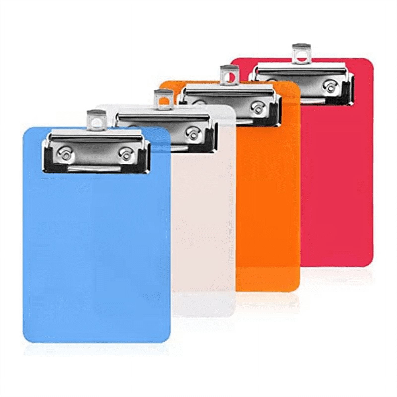 4inch x 6inch Mini Clipboard, 4Pcs Small Clipboards, Clip Board ...