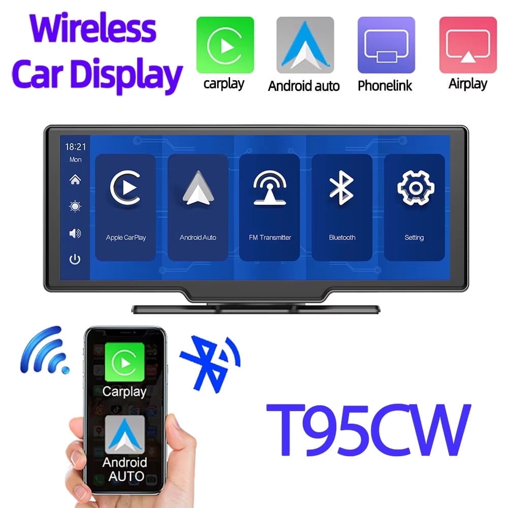 4k HD Car Stereo 10" Multimedia Wireless Carplay Android Auto WiFi ...