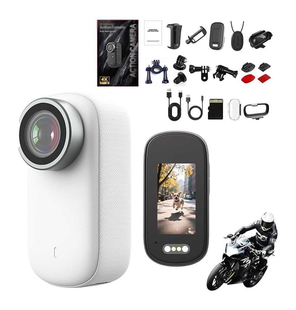 4k HD Mini Thumb Action Camera, Ultra Wide Angle Waterproof Wearable ...