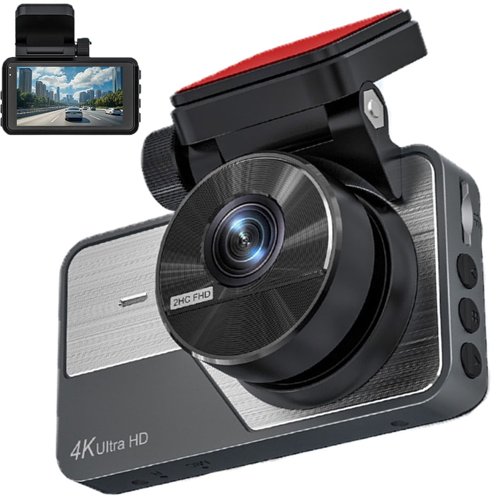 4k Ultra HD Car Dashcam with Night Vision, Dual Dash Cam Front and Rear ...