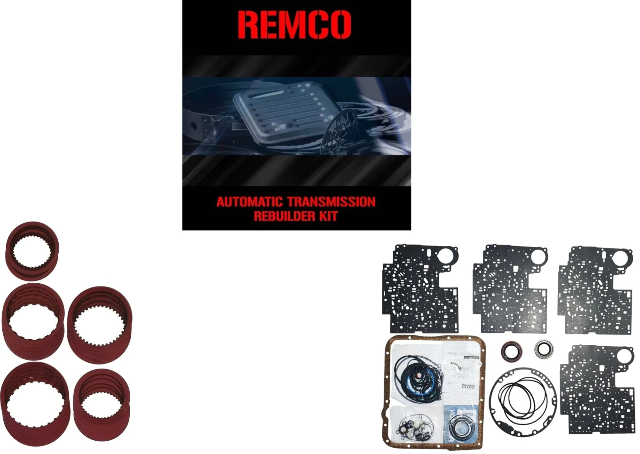 4l60e (93-03) transmission rebuilt kit banner overhault kit and ...
