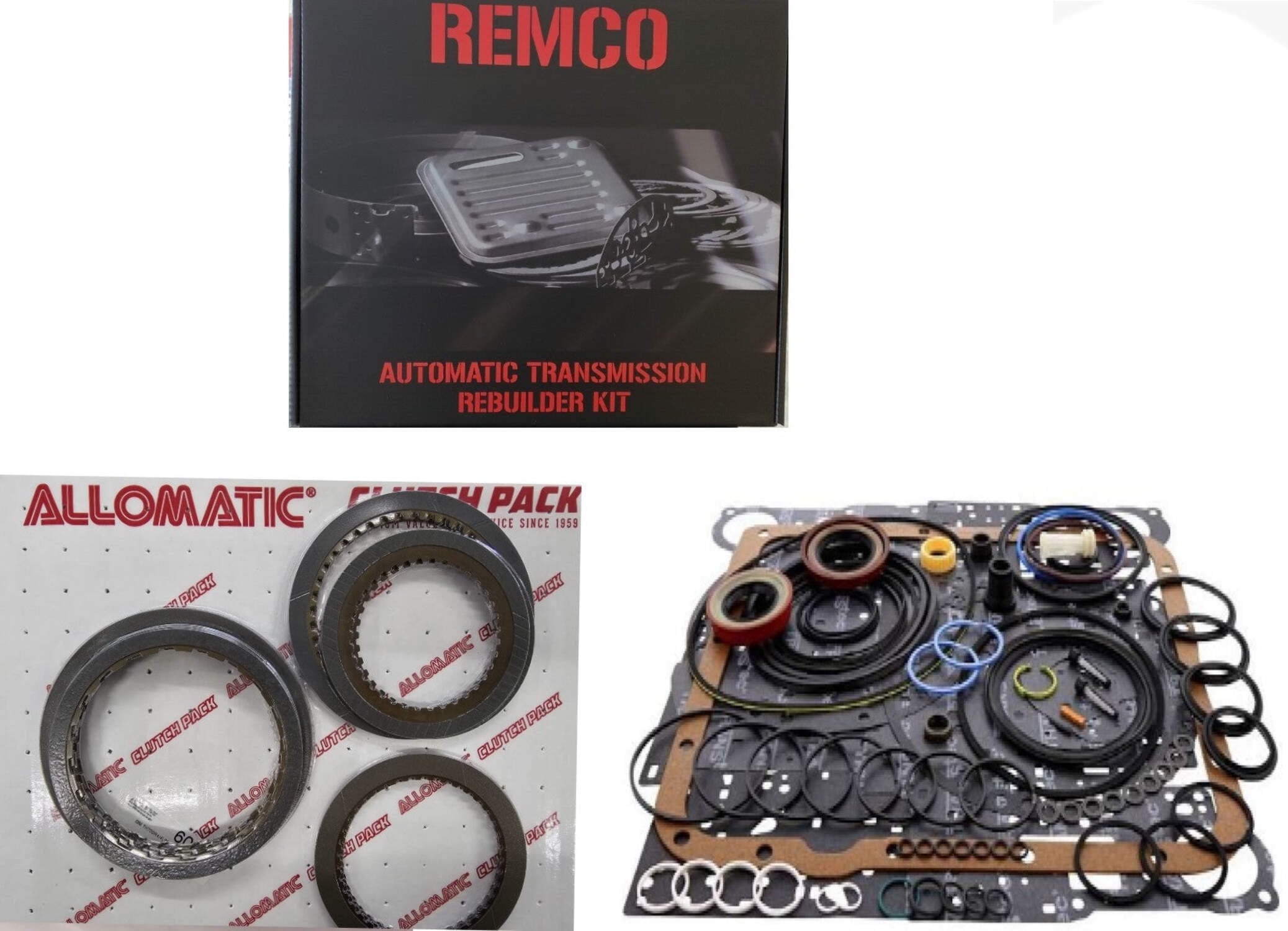 4l60e (93-03) transmission rebuilt kit banner overhault kit and ...