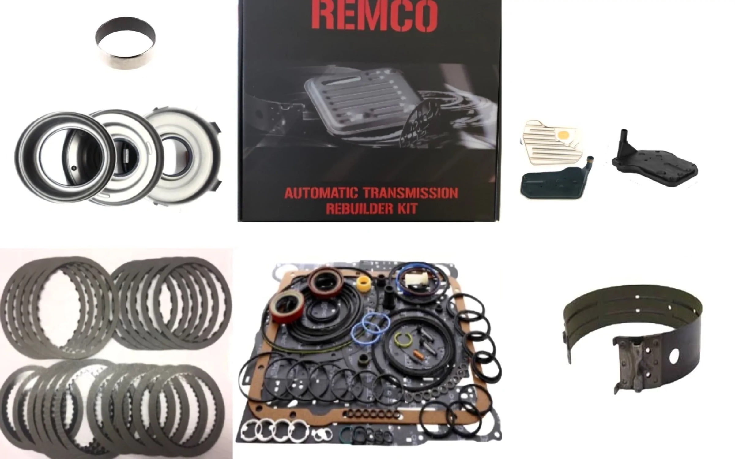 4l60e transmission kit with high energy clutches band piston kit pump ...