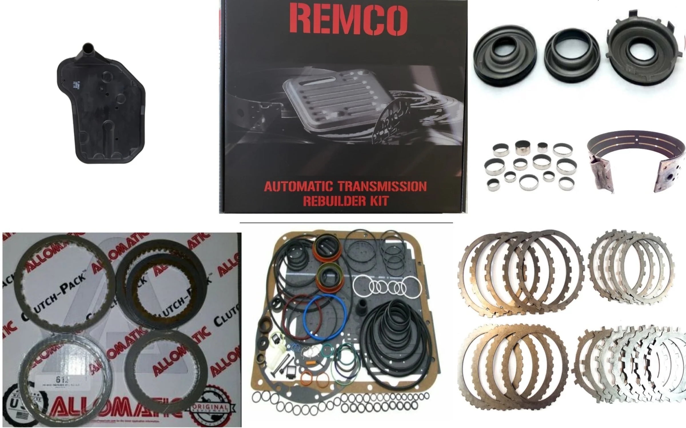 4l65e 4L60E rebuild kit deluxe w high friction plates 04-up Automatic ...