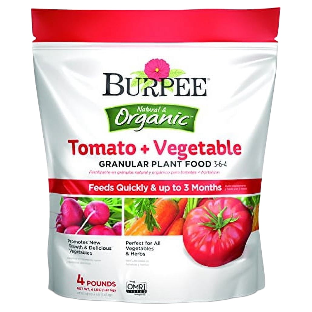 Burpee Granules Organic Plant Food 4 lb. - Walmart.com
