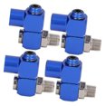 4lots 360 Degree Rotation Pneumatic Fitting Aluminum Air Rotary Joint ...