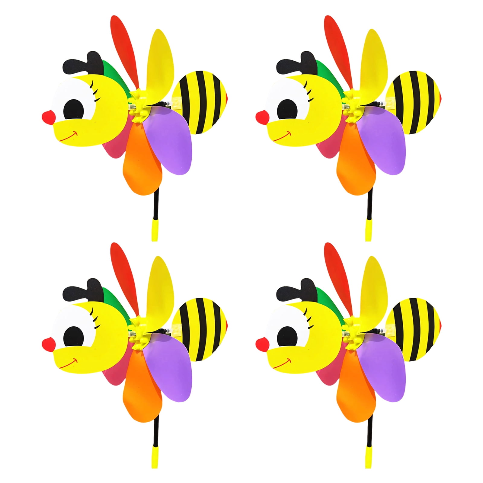 4lots Cartoon Windmills Weatherproofed Cartoon Children Toy Home Garden ...
