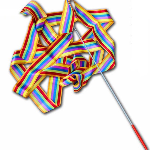 4m/13.12ft Dance Ribbons Gymnastics Ribbon Streamers Dancing Streamers ...