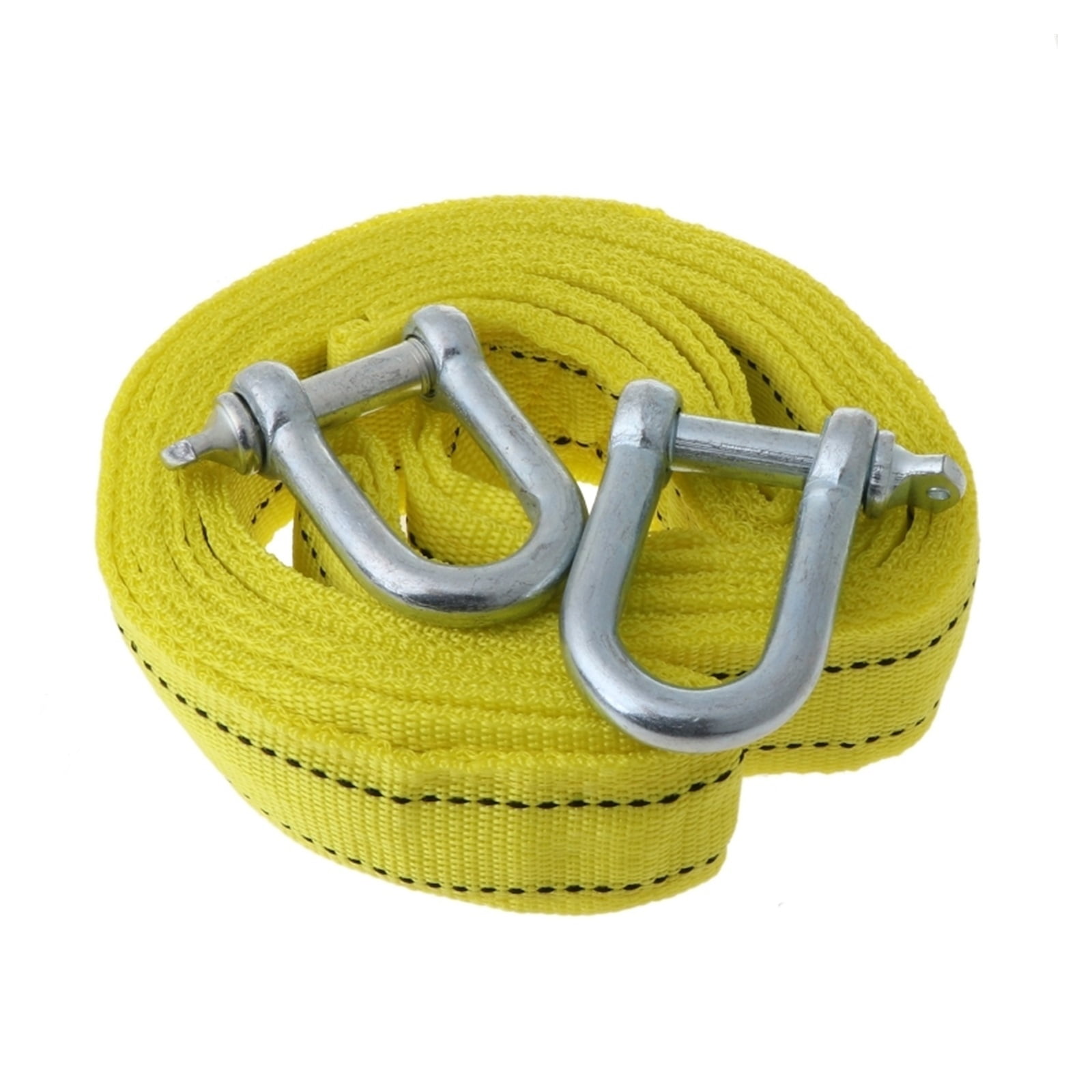 4m 5ton Car Tow Rope Hook Heavy Duty Road Recovery Pull Towing Strap ...