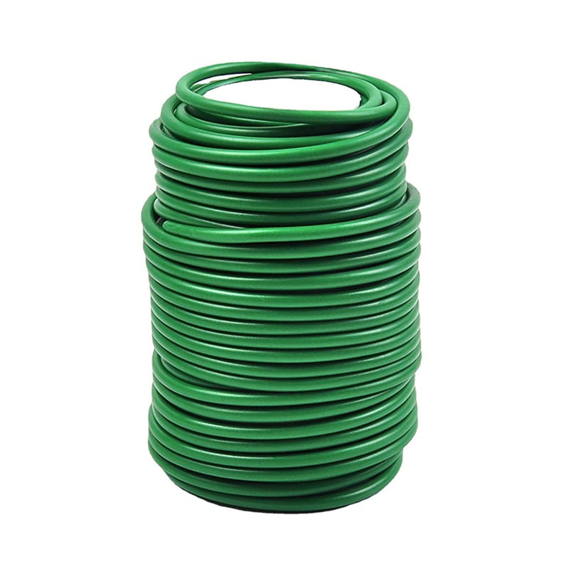 4m/8m Gardening Cable Ties Plant Twine Support Wire Cable, Green ...