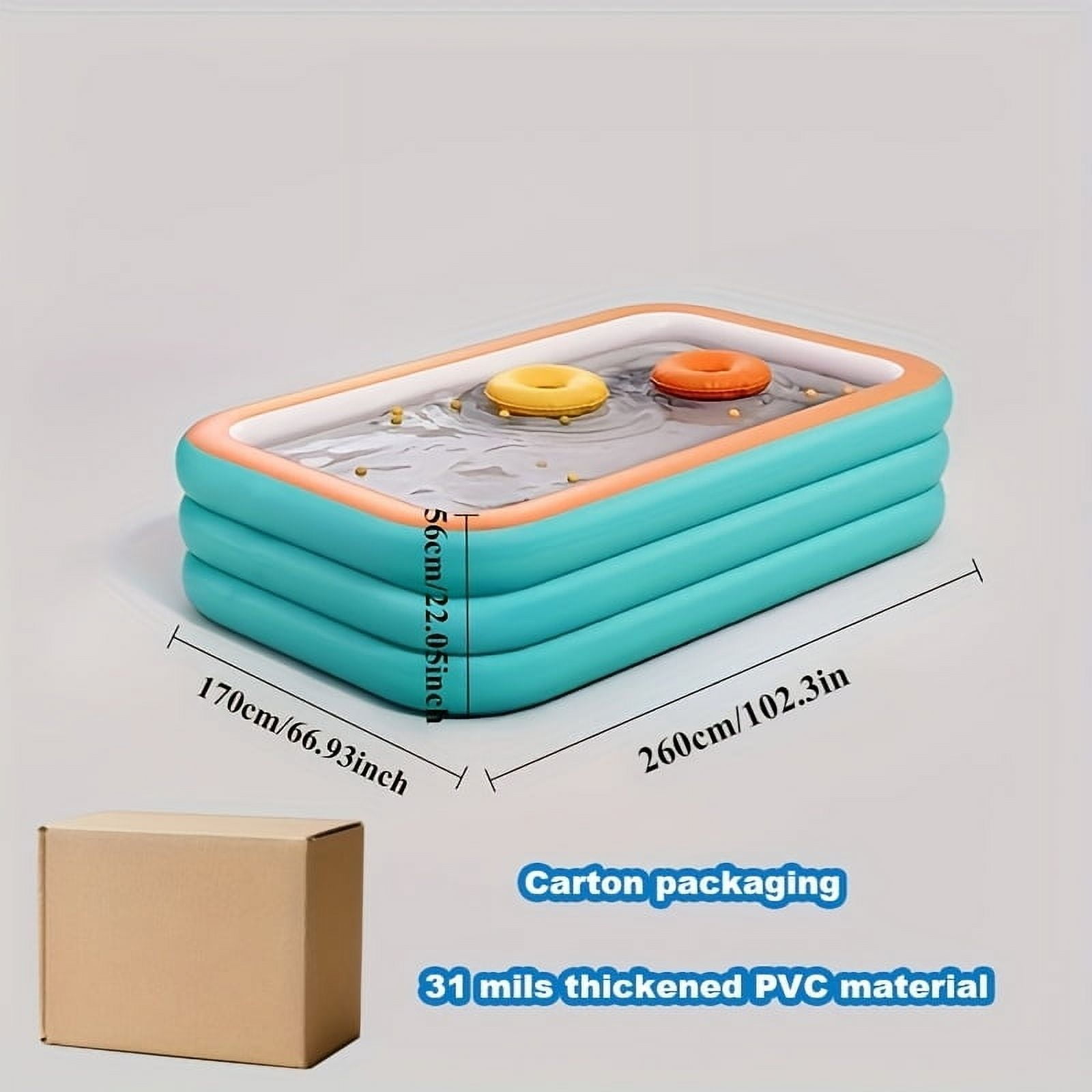 [4m Inflatable Pool] Super-large 4-meter PVC Inflatable Swimming Pool ...