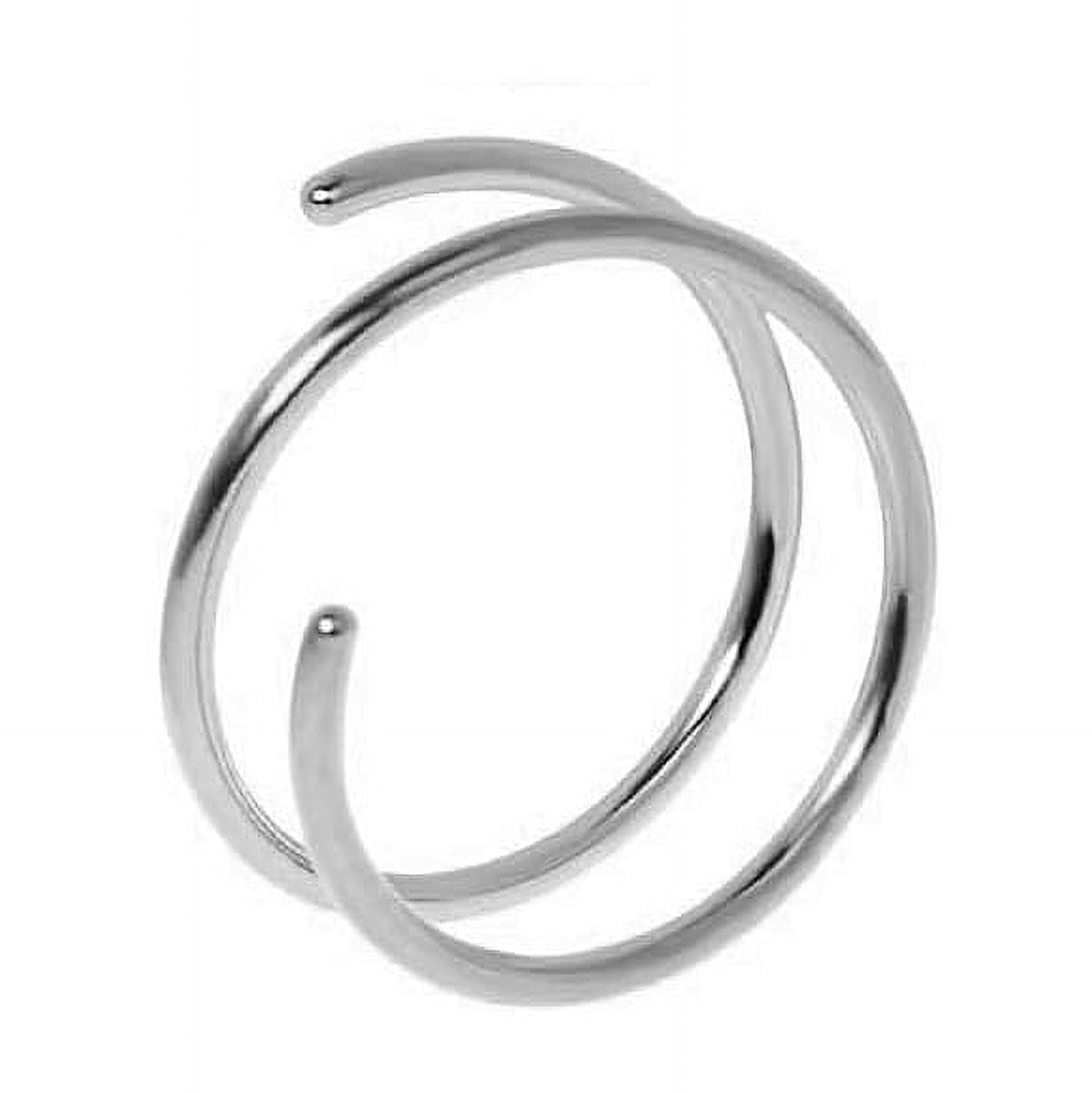4mm 22 GA Sterling Silver Double Tragus Elbrow Snug Daith Ring Hoop for ...