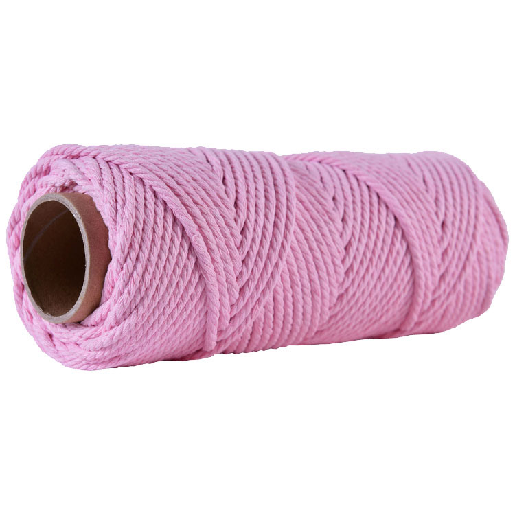 4mm 54 Yards Macrame Cord Cotton Rope String Crafts DIY Colored Thread ...