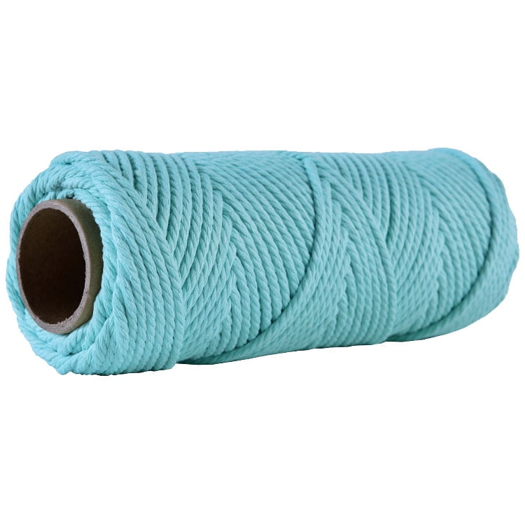 4mm 54 Yards Macrame Cord Cotton Rope String Crafts DIY Colored Thread ...