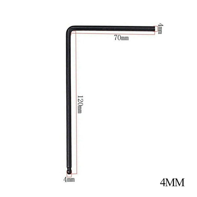 4mm 5mm Ball End Guitar Truss Rod Tool Wrench for Acoustic Guitar 4mm ...