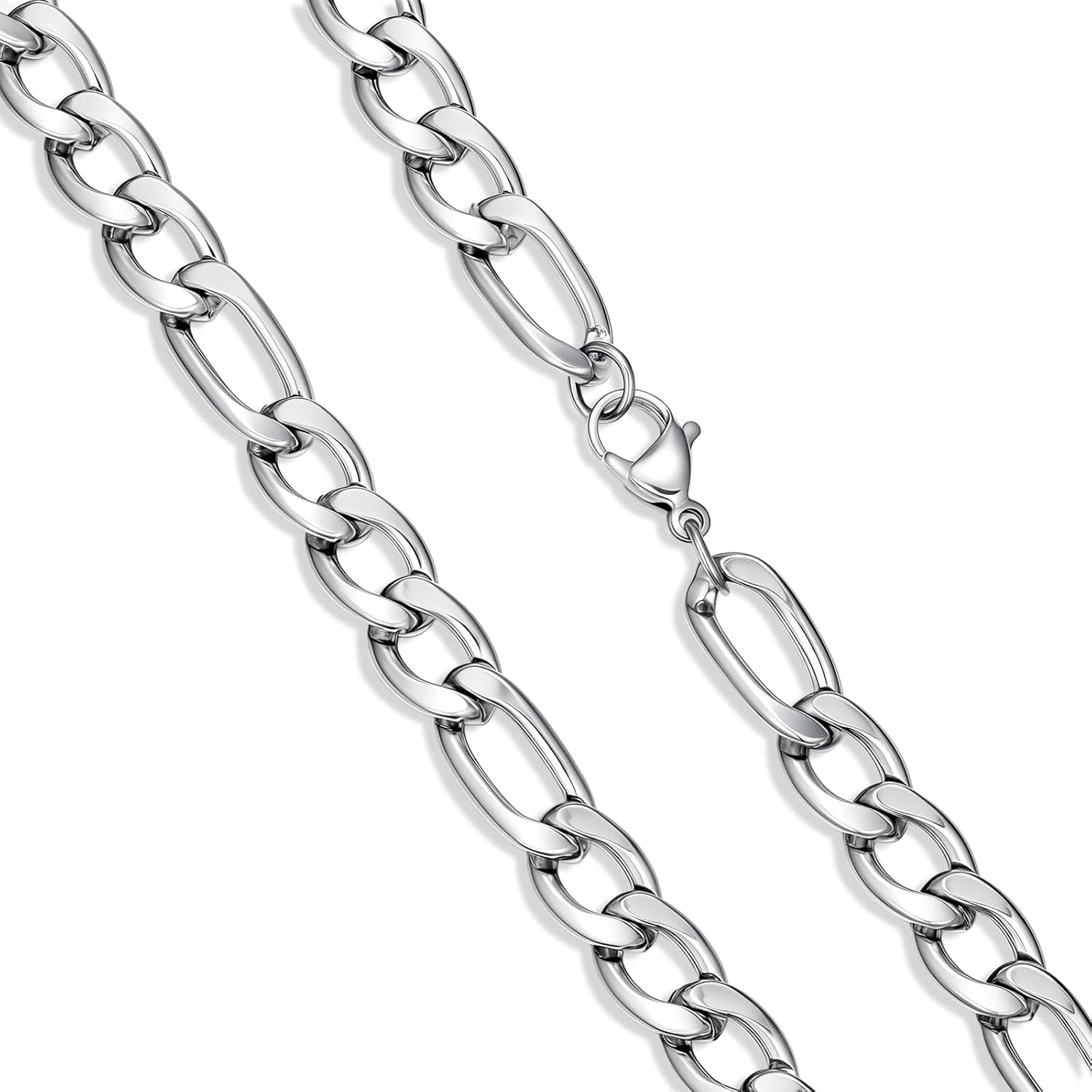 Figaro Chain Stainless Steel 12mm
