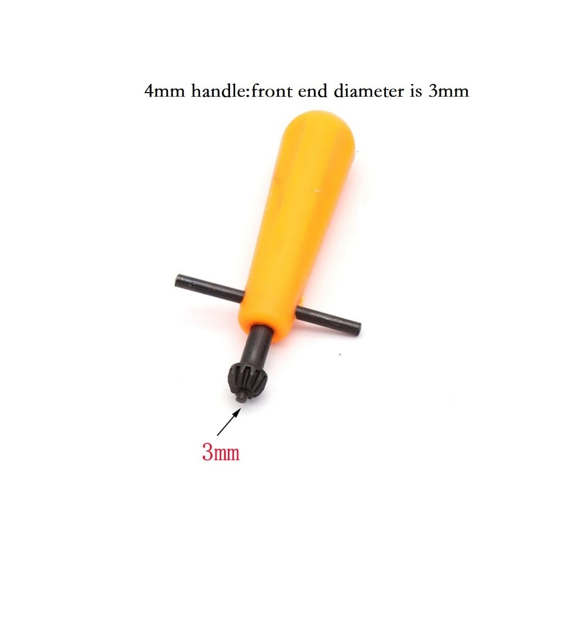 4mm 6mm Handle Key Drill Chuck Wrench Mill Grinder Shaft Electric ...