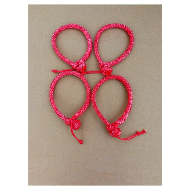 4mm*90mm Winch Soft Shackles,Rope Shackle For Recovery Towing UHMWPE ...