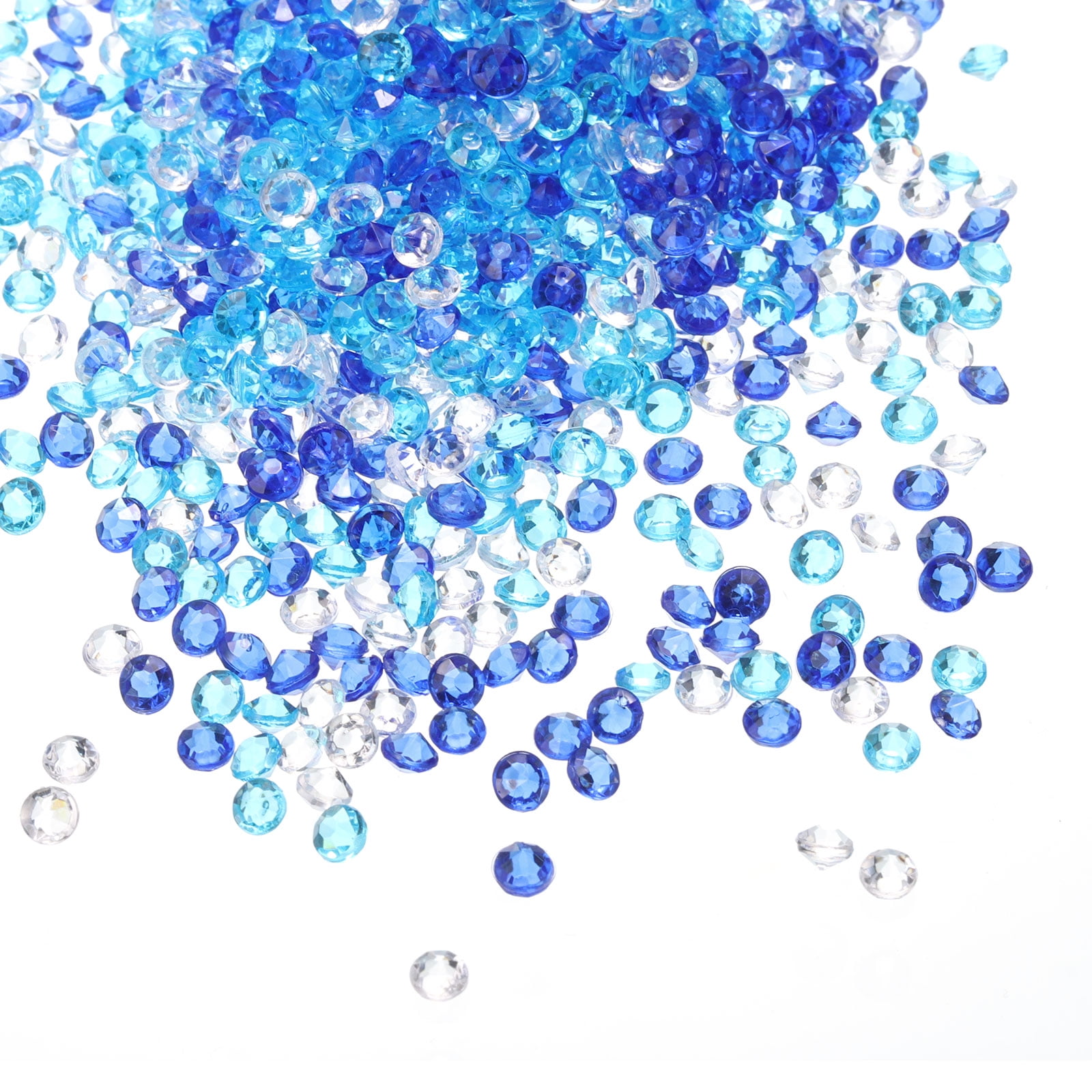 4mm Acrylic Crystals Diamonds Wedding Table Scatter Vase Fillers Blue ...