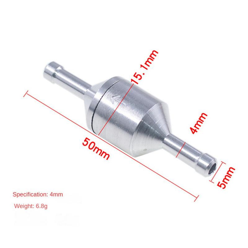 4mm-Aluminum Alloy One-Way Fuel Check Valve for Car, High Temperature ...