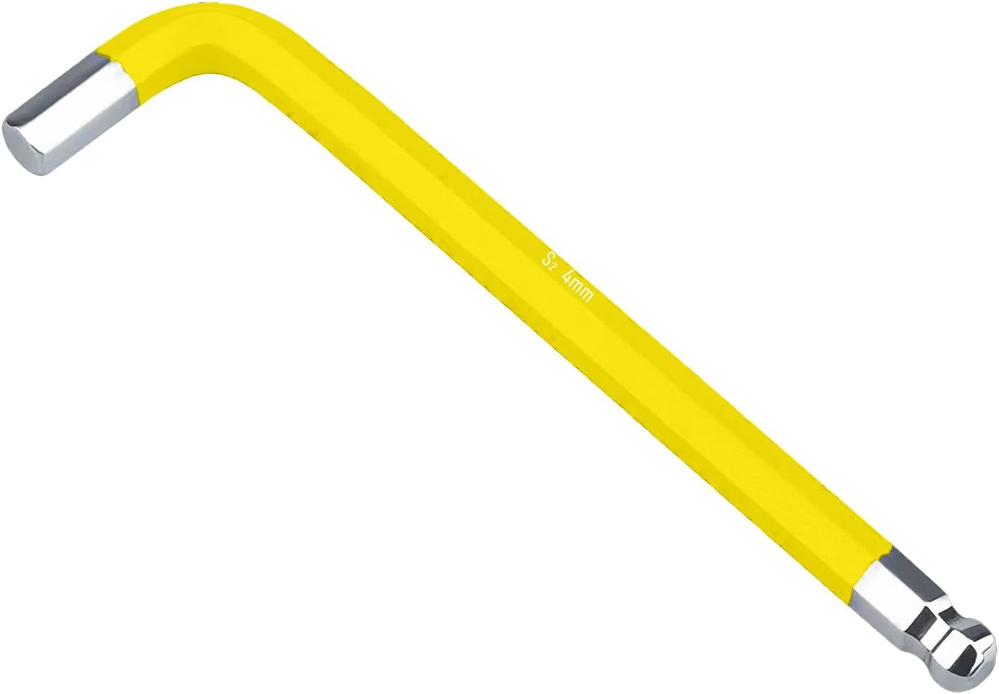 4mm Ball End Allen Hex Key Wrench, Inner Hexagon Spanner, L Shaped Long ...
