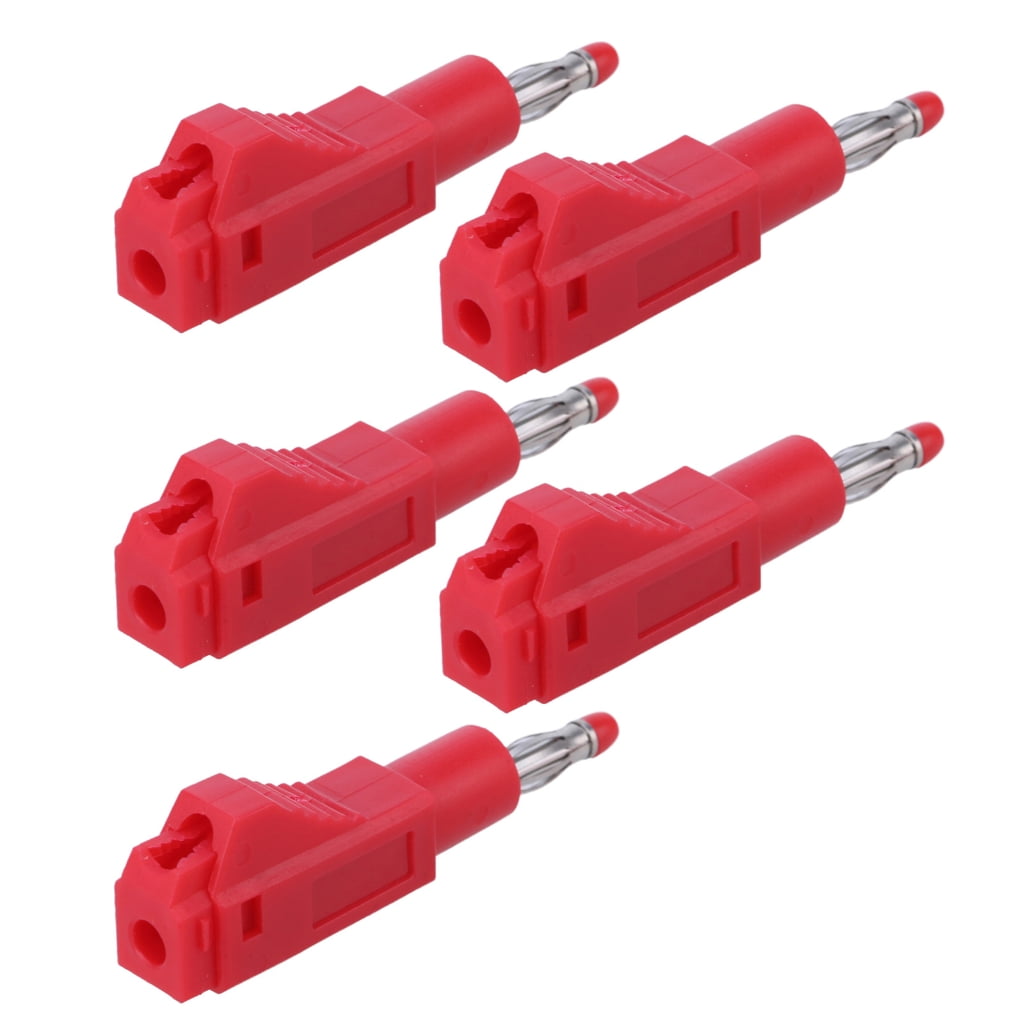 4mm Banana Connectors with Clear Sleeve Test Connectors for Students ...