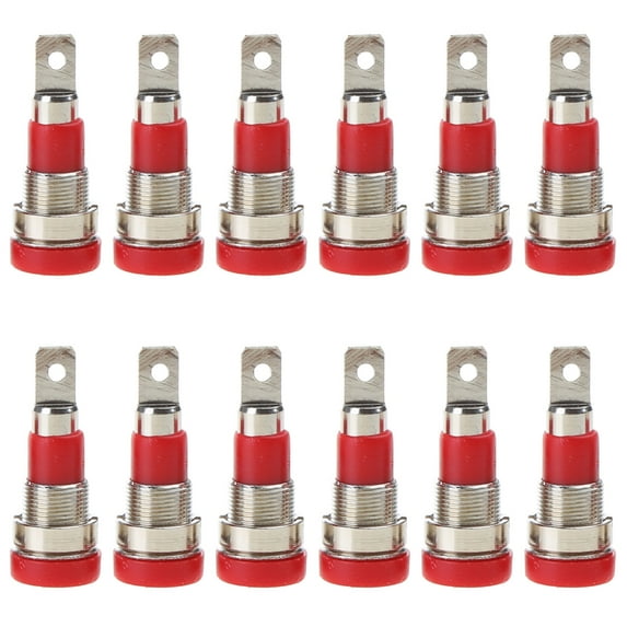 4mm Banana Jack Socket Female Adapter Panel Mount Binding Post M4x28 ...