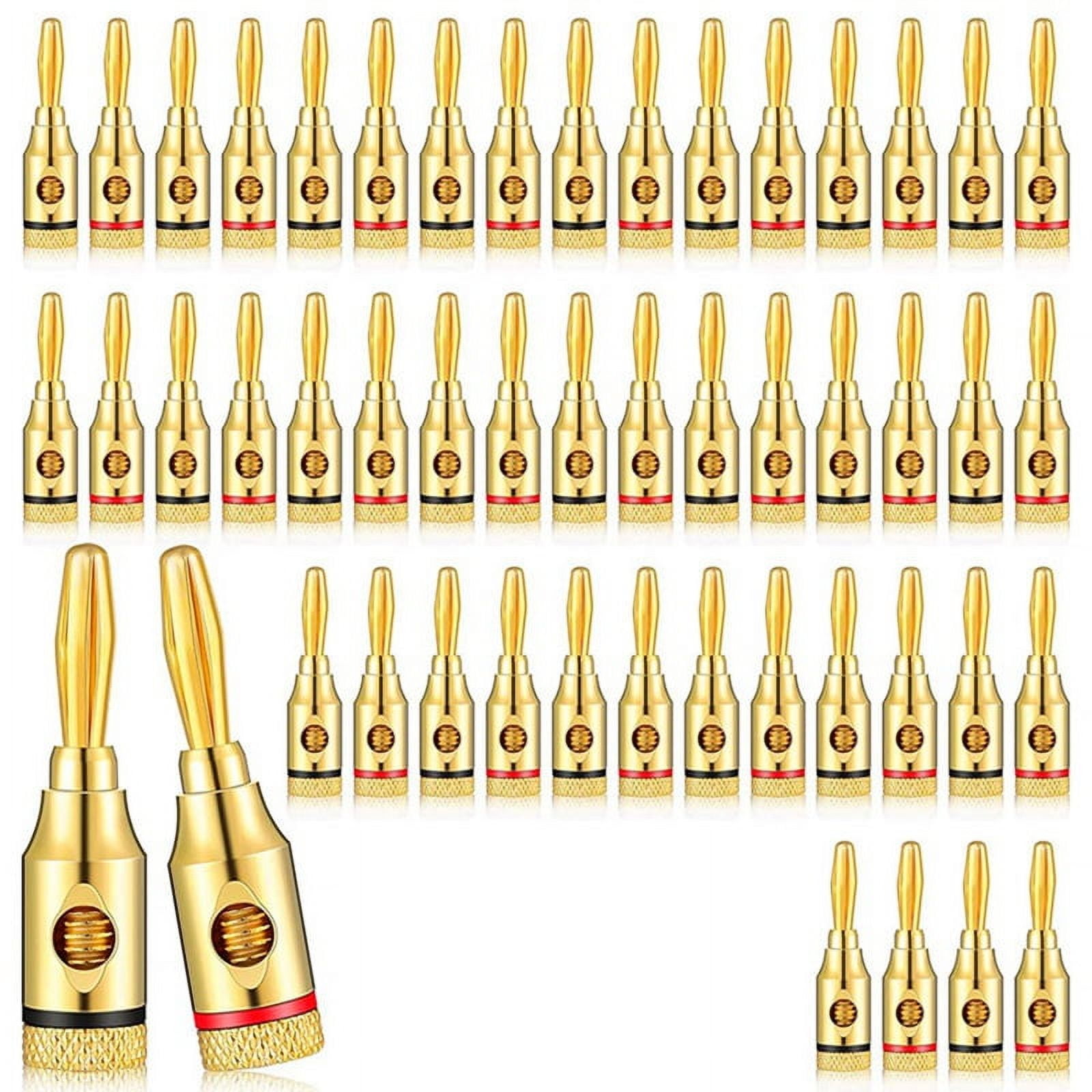 4mm Banana Plug Musical Cable Wire Audio Speaker Adapter Speaker ...