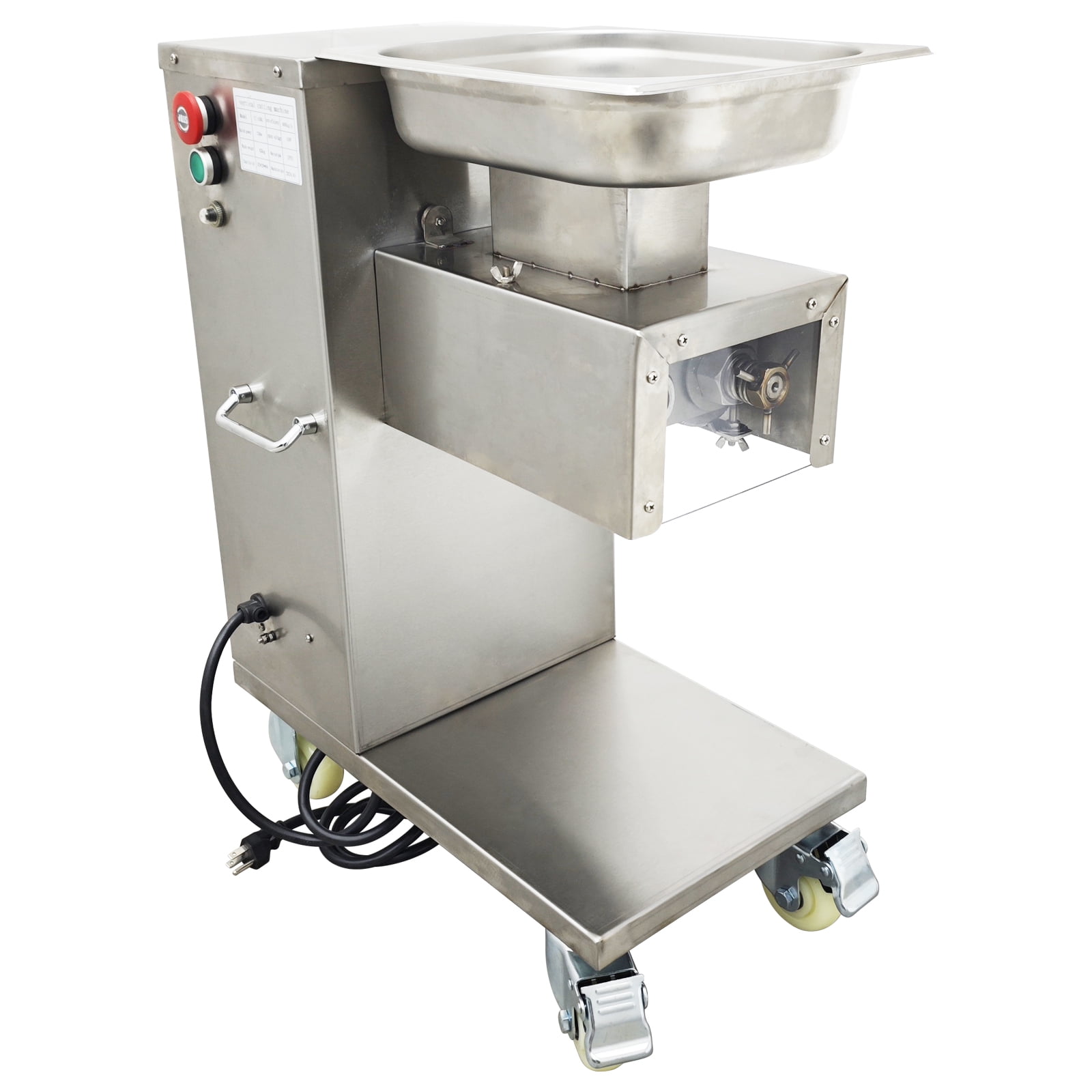 4mm Blade Commercial Fresh Meat Cutter Slicer Shredder Vertical Steak ...