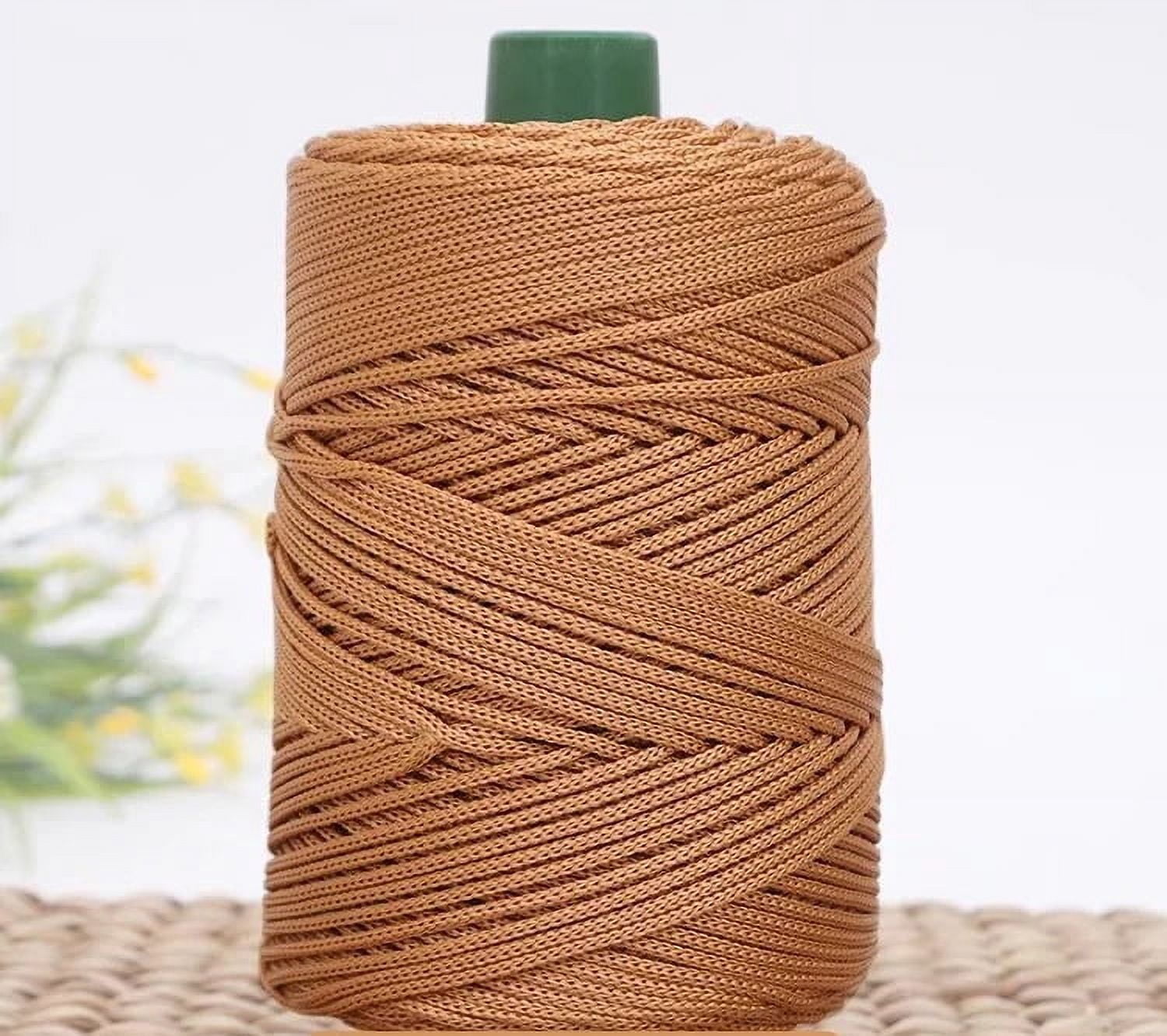 4mm Colored Ice Silk Cord Twisted Woven Rope Hollow Thread Craft ...