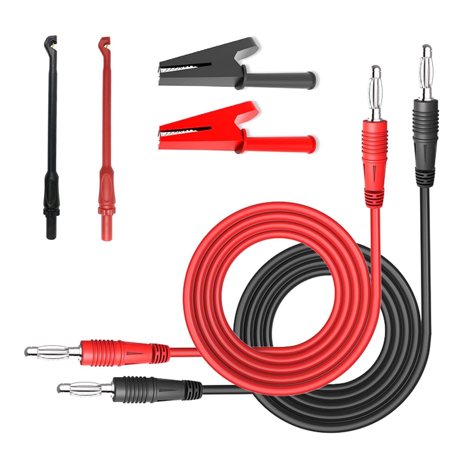 4Mm Digital Multi Meter Test Kit Featuring Banana Connectors Probes And ...