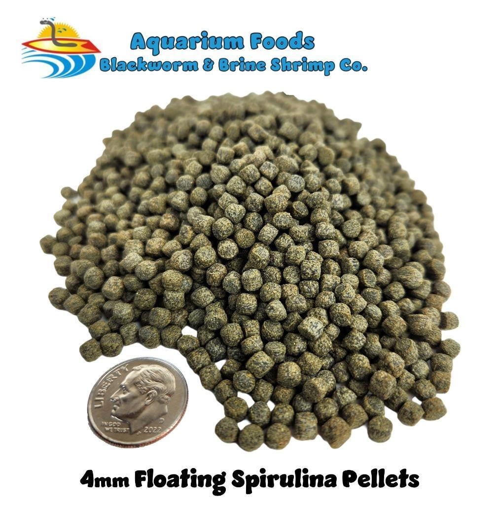 4mm Floating Spirulina Pellets Great For Saltwater, Tropical, Goldfish ...