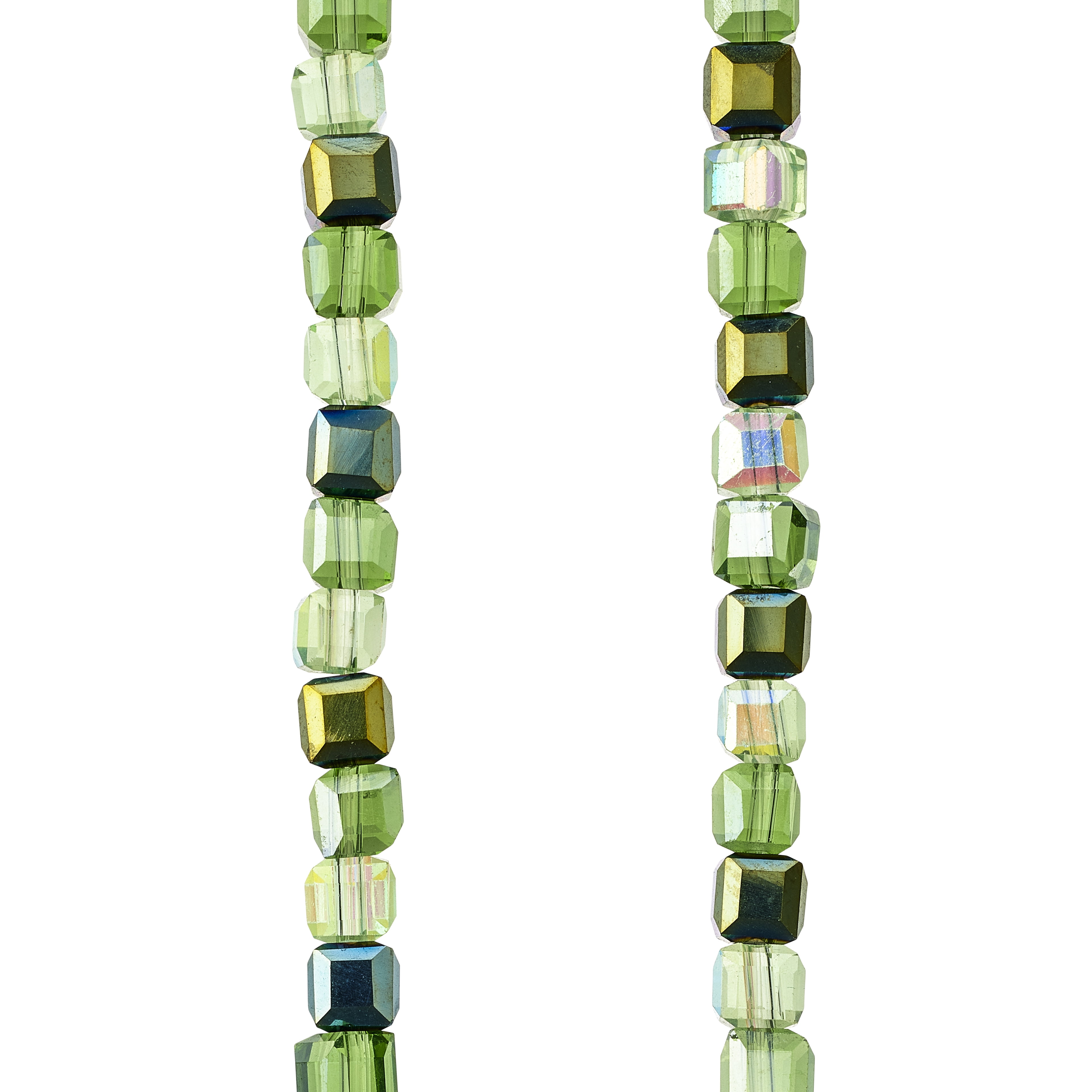 4mm Glass Cube Mix by Bead Landing™ - Walmart.com